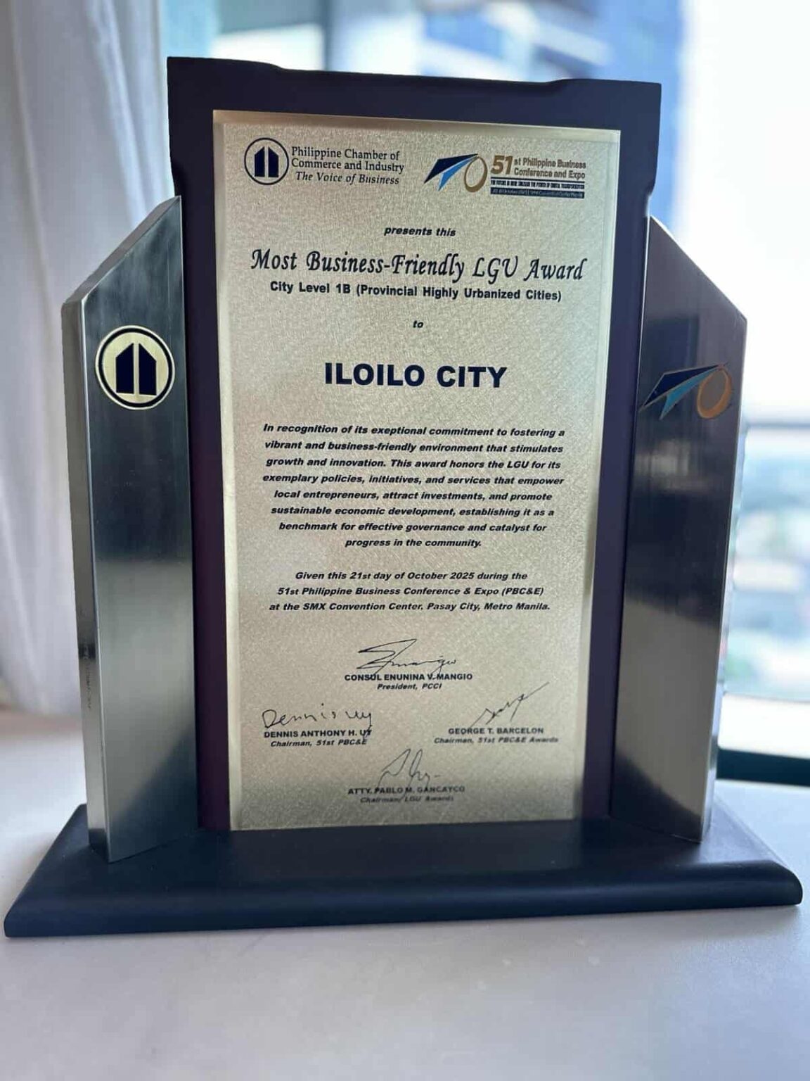 Iloilo City Named 2025 Most Business-Friendly LGU in the Philippines ...